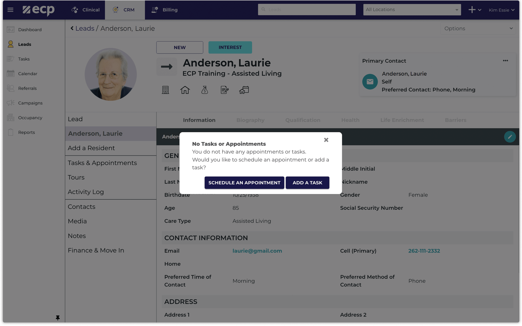 Assisted Living Software for Marketers | ECP