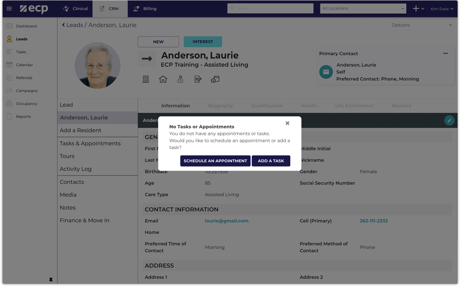 Assisted Living Software for Marketers | ECP