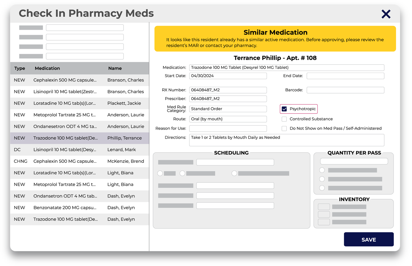 eMAR for Assisted Living, Group Homes and I/DD | ECP
