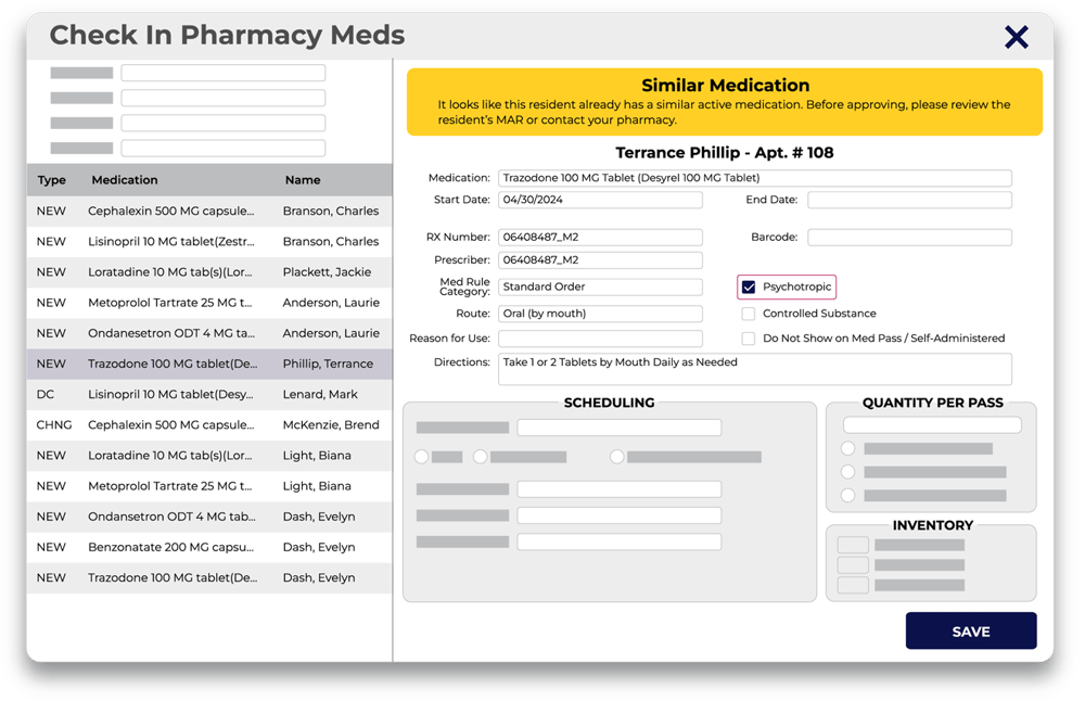 eMAR for Assisted Living, Group Homes and I/DD | ECP