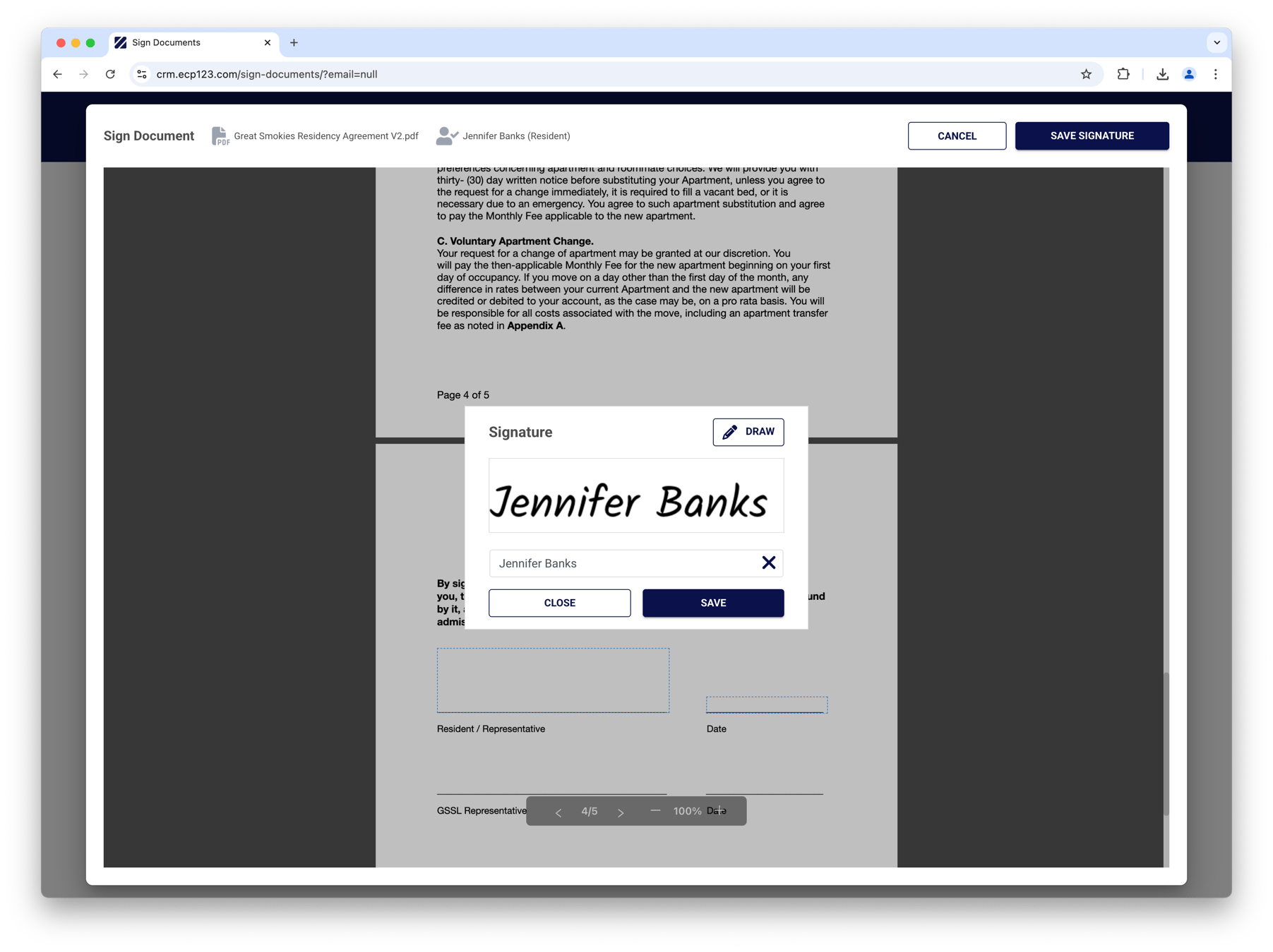 Assisted Living Move-Ins | ECP