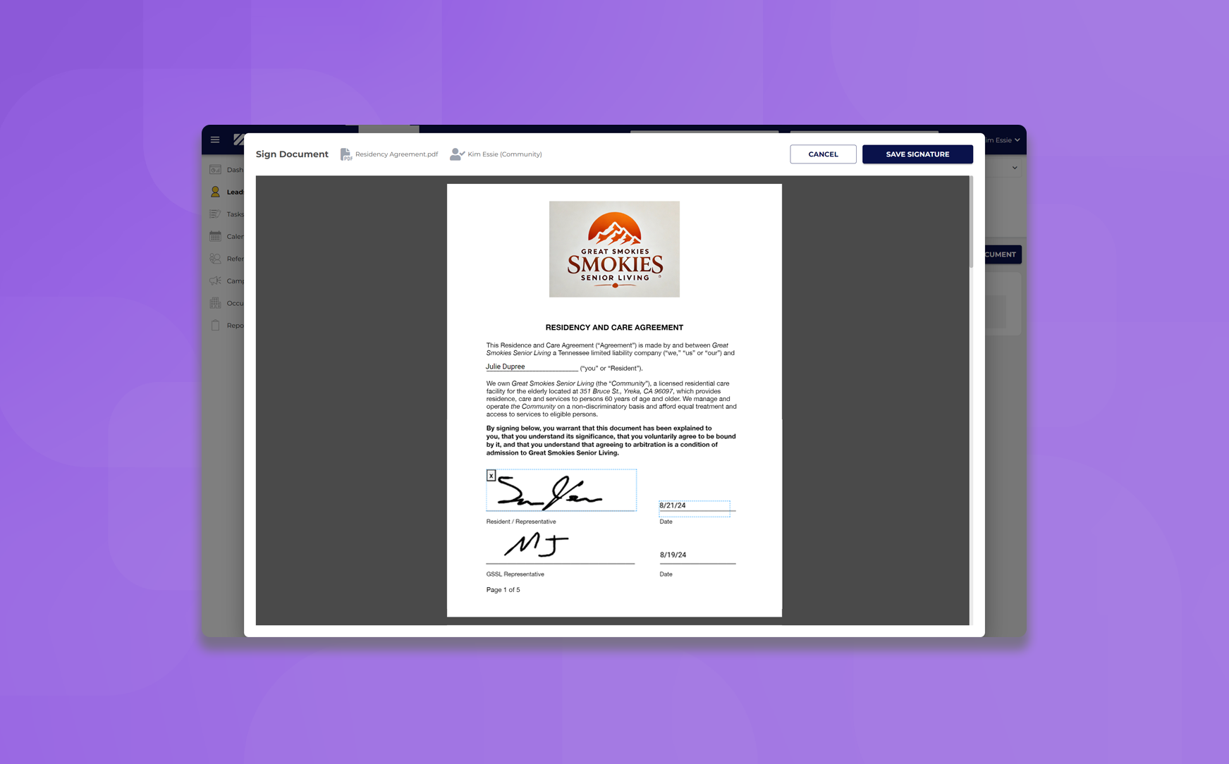 Automate Move-Ins with ECP CRM's New E-Signatures Feature
